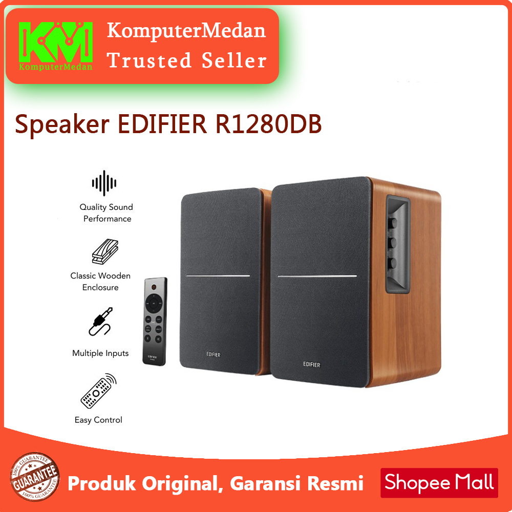 Jual EDIFIER R1280DB R 1280 DB R-1280-DB Powerful Bookshelf Speakers | Shopee Indonesia
