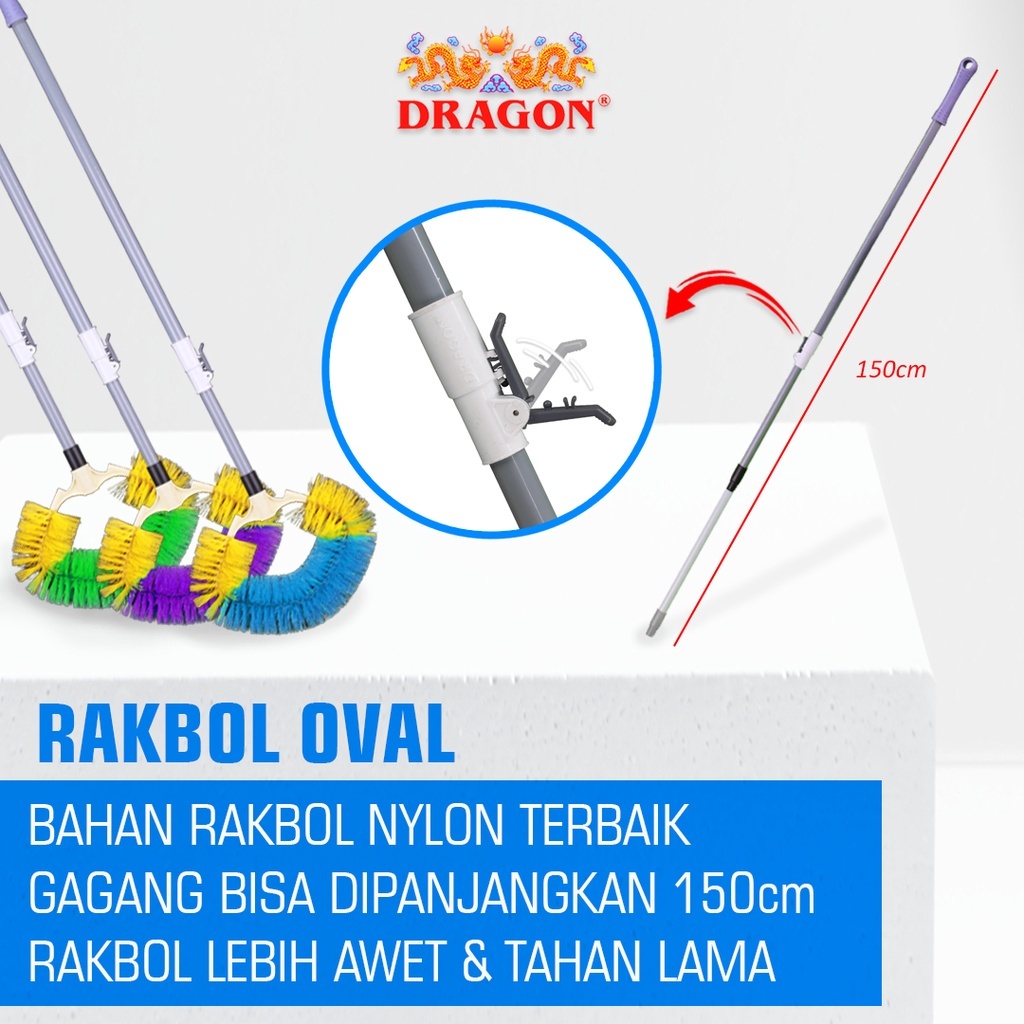 Jual DRAGON Rakbol Oval RB 877/ Sapu Plafon / Sapu Sawang Sarang Laba ...