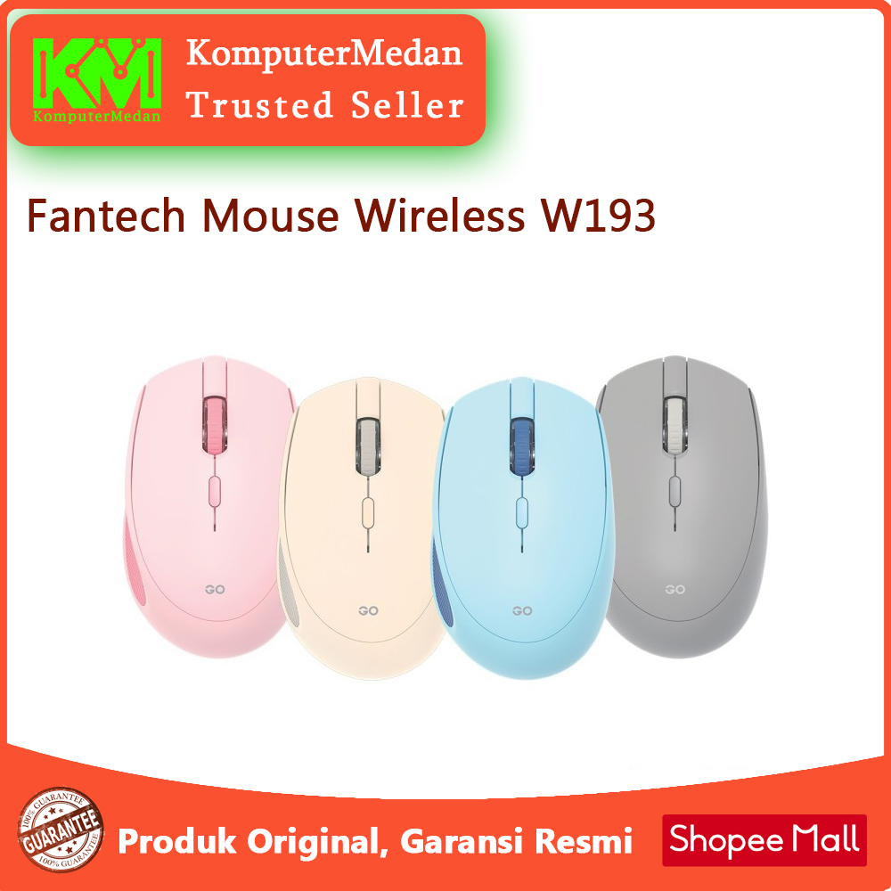 Jual Fantech Mouse Wireless W-193 / W193 / W 193 GO | Shopee Indonesia