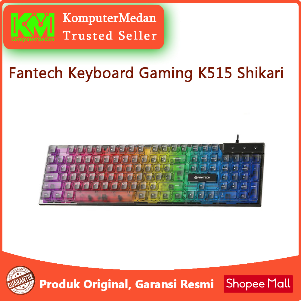 Jual Fantech Keyboard Gaming K515 Shikari Anti Ghost Transparan ...
