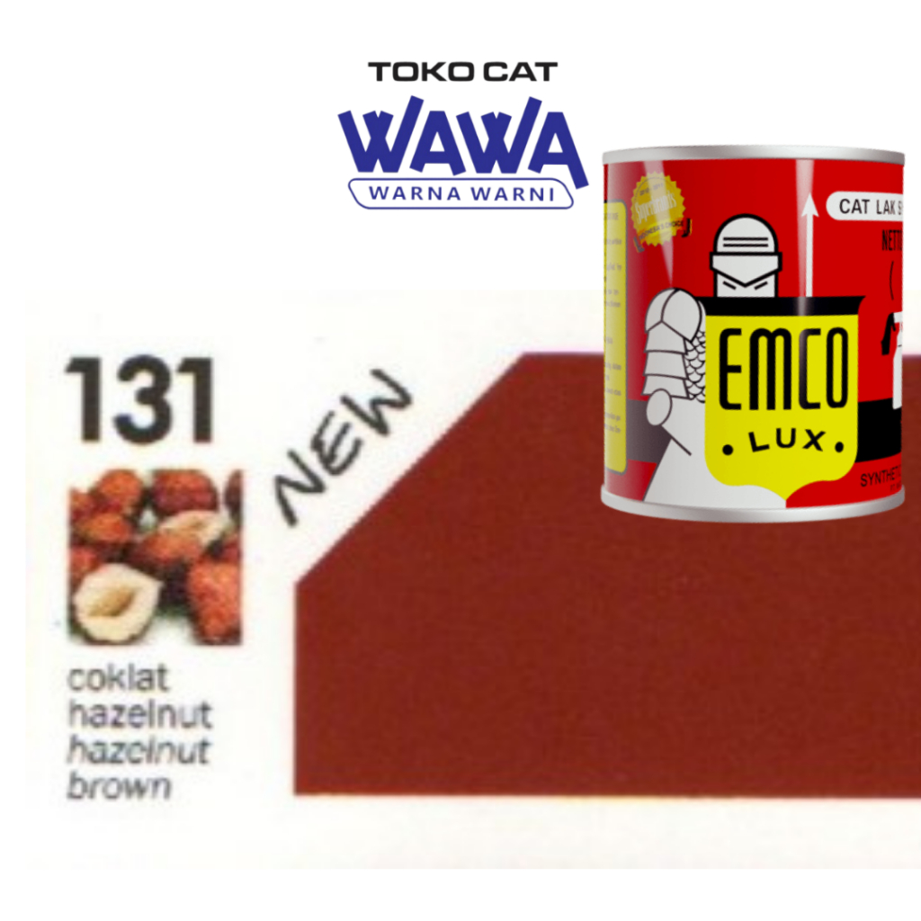 Jual Emco Lux cat kayu dan besi sintetis COKLAT HAZELNUT 131_1kg ...