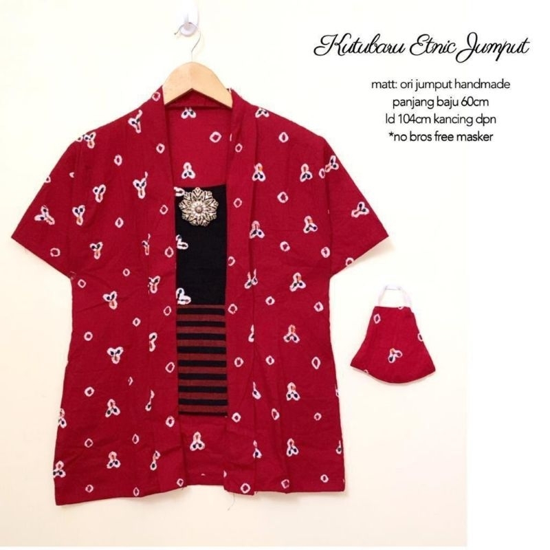 Jual SIMIFASHION Kebaya kutu baru lengan pendek hitam mix jumputan ...