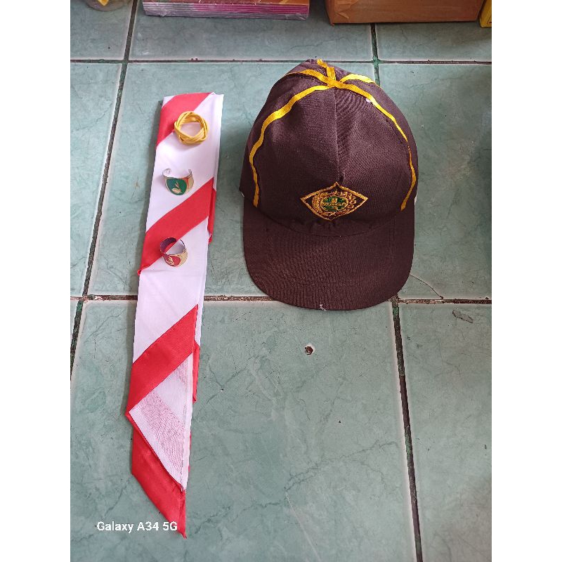 Jual KACU PRAMUKA / DASI PRAMUKA & TOPI PRAMUKA SIAGA CEWEK ATAU COWOK ...