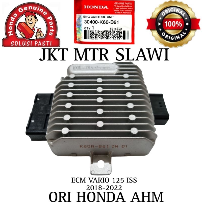 Jual 30400-K60-B61 Ecu ecm vario 125 2018 - 2022 idling stop iss, asli honda ahm dealer resmi ...