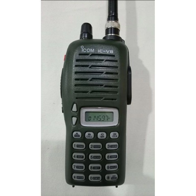 Jual Handy Talky Icom ICV8 HT icom tangguh dikelasnya range -+5km ...