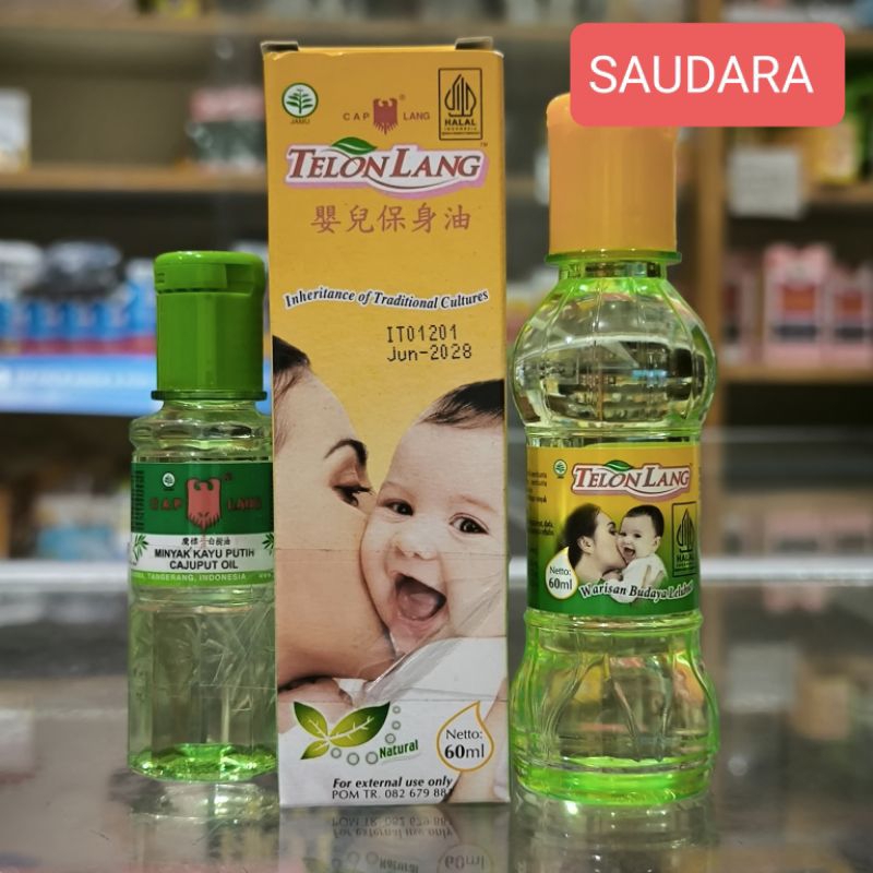 Jual Minyak Telon Lang 60 ml banded Mkp 30 ml | Shopee Indonesia