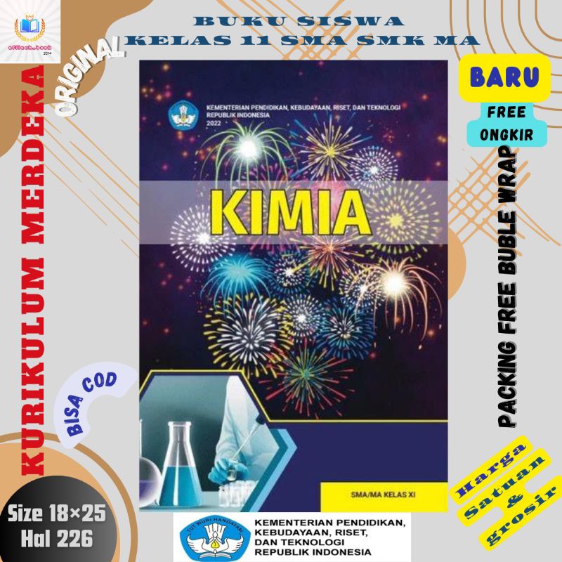 Jual Buku Siswa Kimia Kelas 11 SMA SMK MA Kurikulum Merdeka Kemendikbudristek | Shopee Indonesia