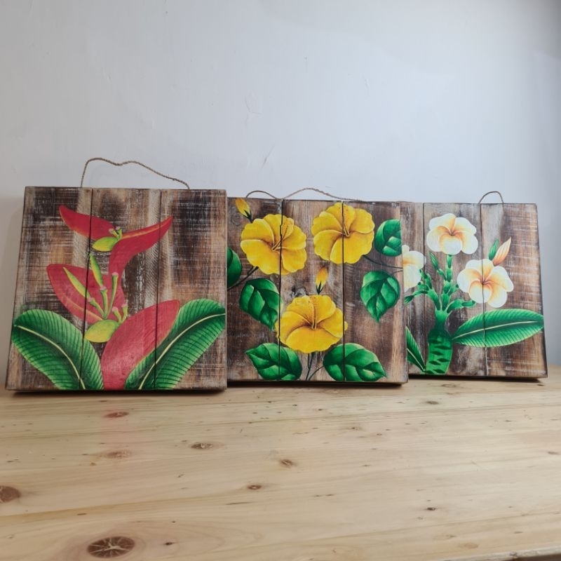 Jual Pajangan Dinding/Pajangan Kayu/Hiasan Dinding/Lukisan Kayu/Lukisan ...