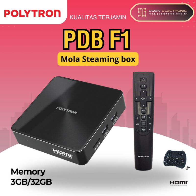 Jual 4K android box Memory 3+32 GB Free Mola 12 Bulan Play in 4K UHD ...