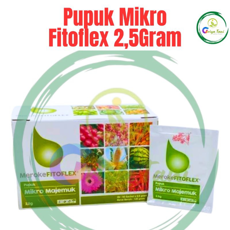 Jual Pupuk Mikro Fitoflex 1Box 1Kotak 50 x 2.5gram | Shopee Indonesia