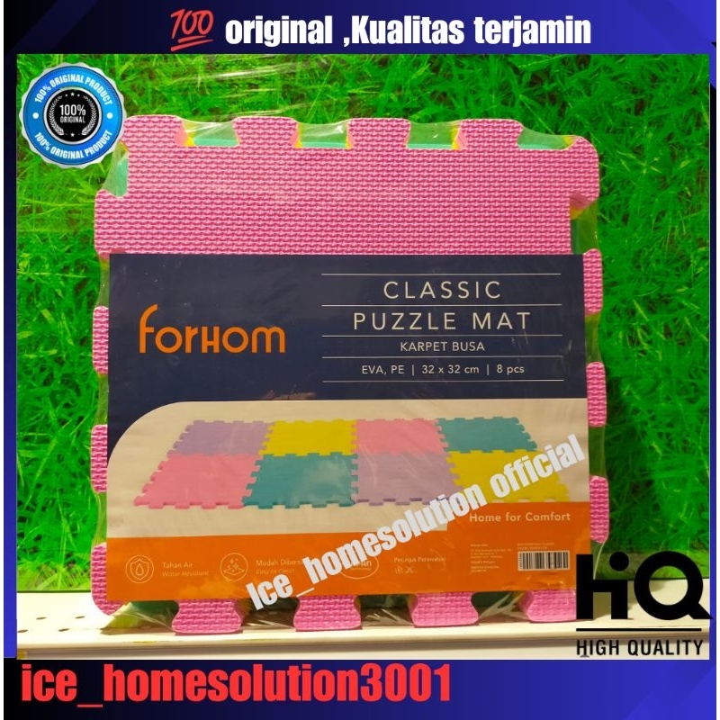 Jual Forhom 32x32x1 Cm Karpet Puzzle Eva Foam Classic Pastel/karpet ...