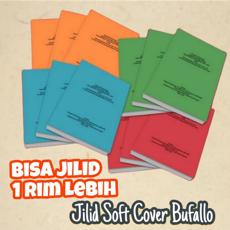 Jual Jilid Soft Cover Skripsi Bufallo A5, B5, A4 | Shopee Indonesia