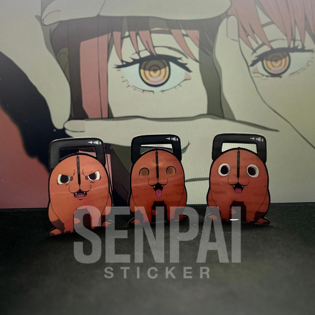 Jual MINI SENPAI STICKER Stiker Anime 3D KECIL TER MURAH | Levi Makima ...