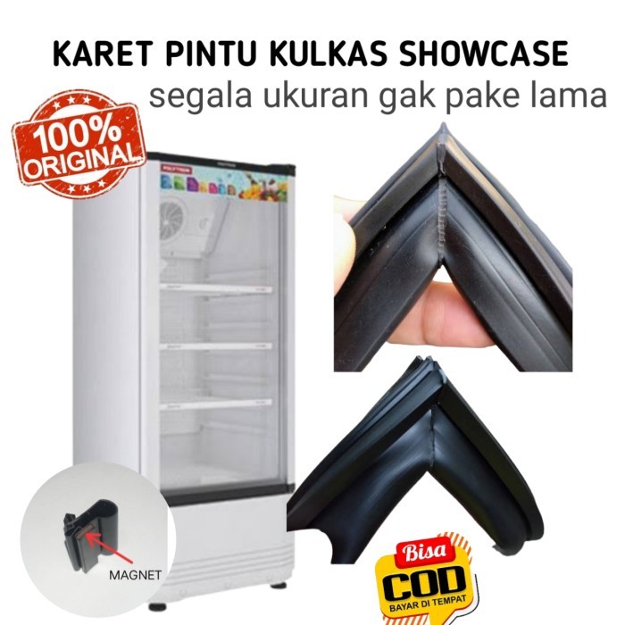 Jual KARET PINTU KULKAS SHOWCASE KULKAS SEGALA MERK POLYTRON,SANKEN ...