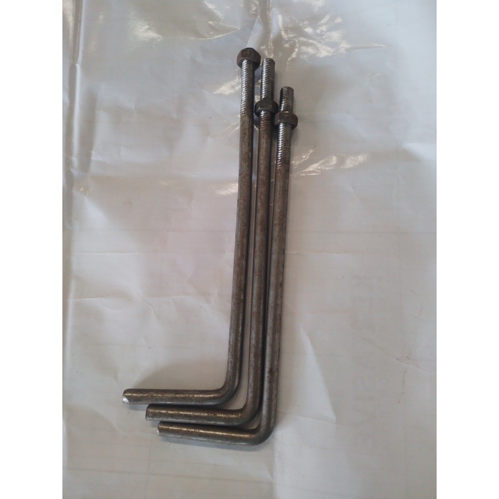 Jual Baut Angkur L 1/2" / 1/2 x 30 / Anchor Bolt / (per pcs) | Shopee ...