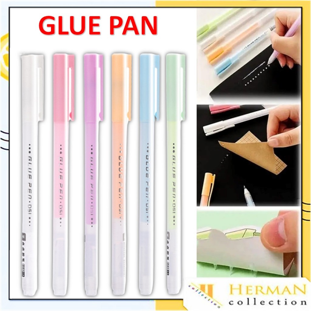 Jual HC Pulpen Lem Kertas Cepat Kering Lem Cair Anti Bocor Bentuk Pena ...