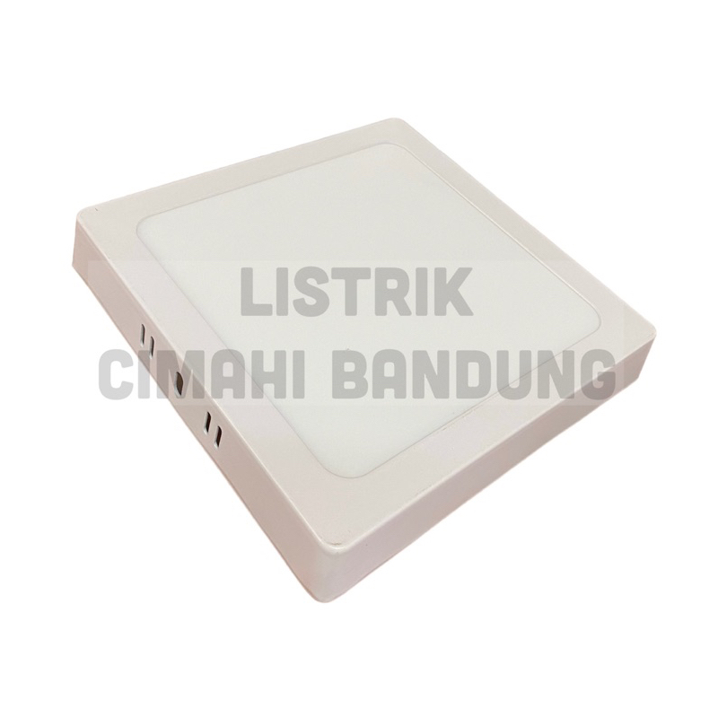 Jual led panel / led downlight outbow tempel bentuk kotak cahaya putih ...