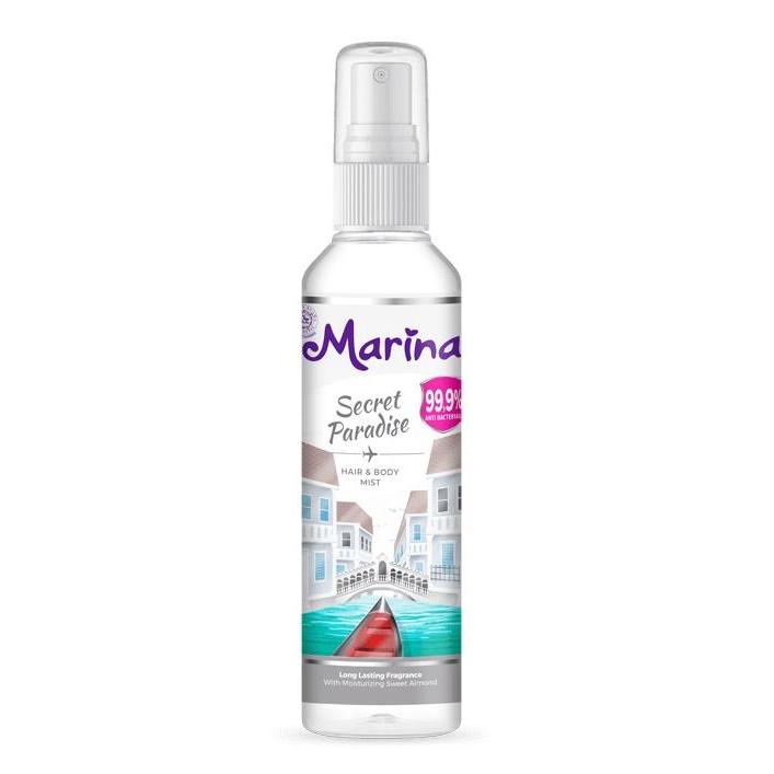 Jual Marina Hair & Body Mist Cologne Secret Paradise 100ml | Shopee ...