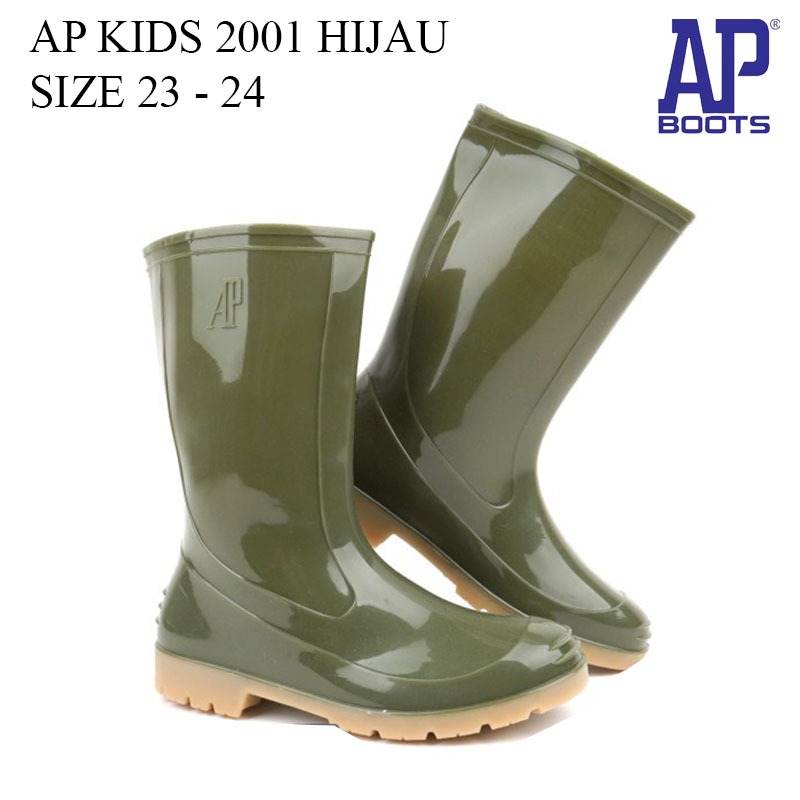 Jual AP Boots 2001 GREEN / Sepatu Boot Tanggung Hijau | Shopee Indonesia