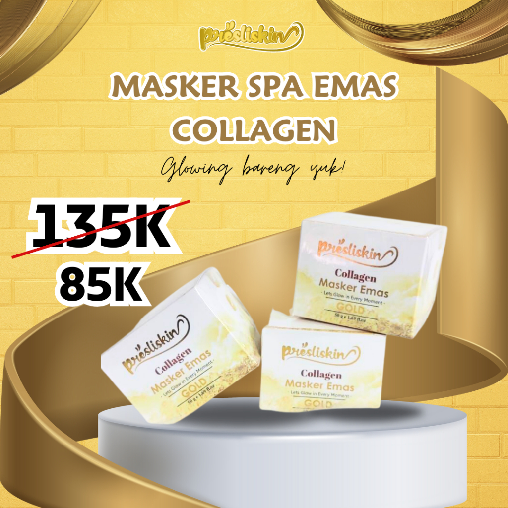 Jual Presliskin Masker SPA Emas Collagen (1maskeremas) | Shopee Indonesia