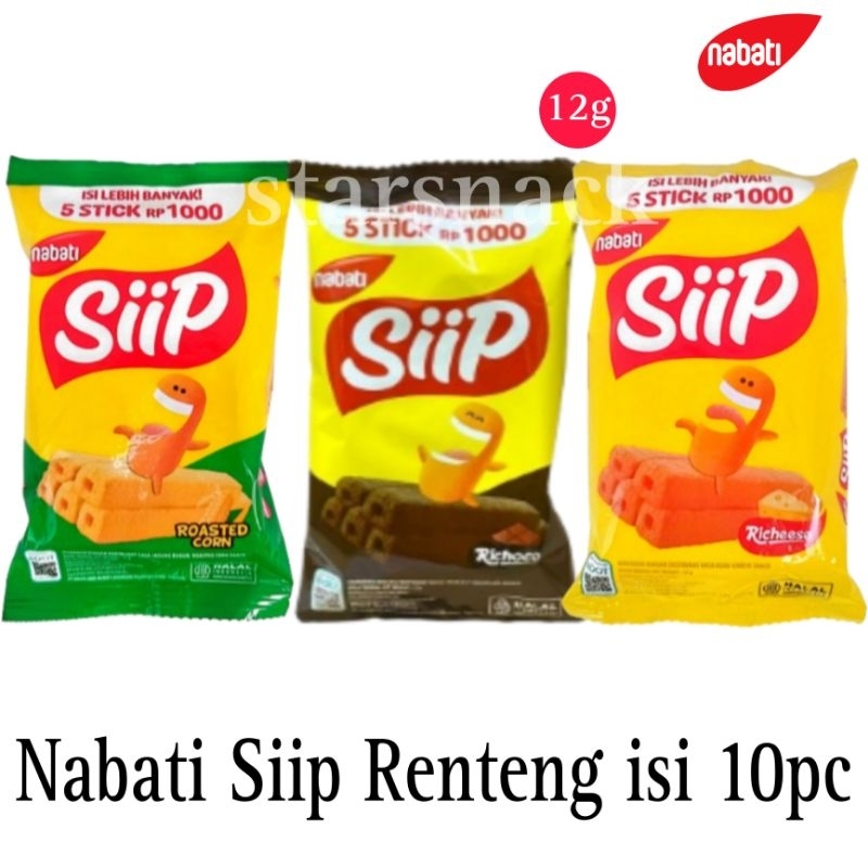 Jual Nabati siip renteng 12gr isi 10pc | Shopee Indonesia
