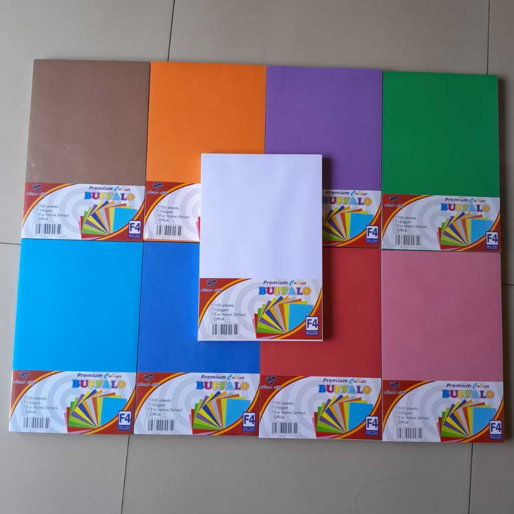 Jual BOLEH CAMPUR KERTAS KARTON JILID BUFALO BUFFALO TEBAL UK FOLIO ...