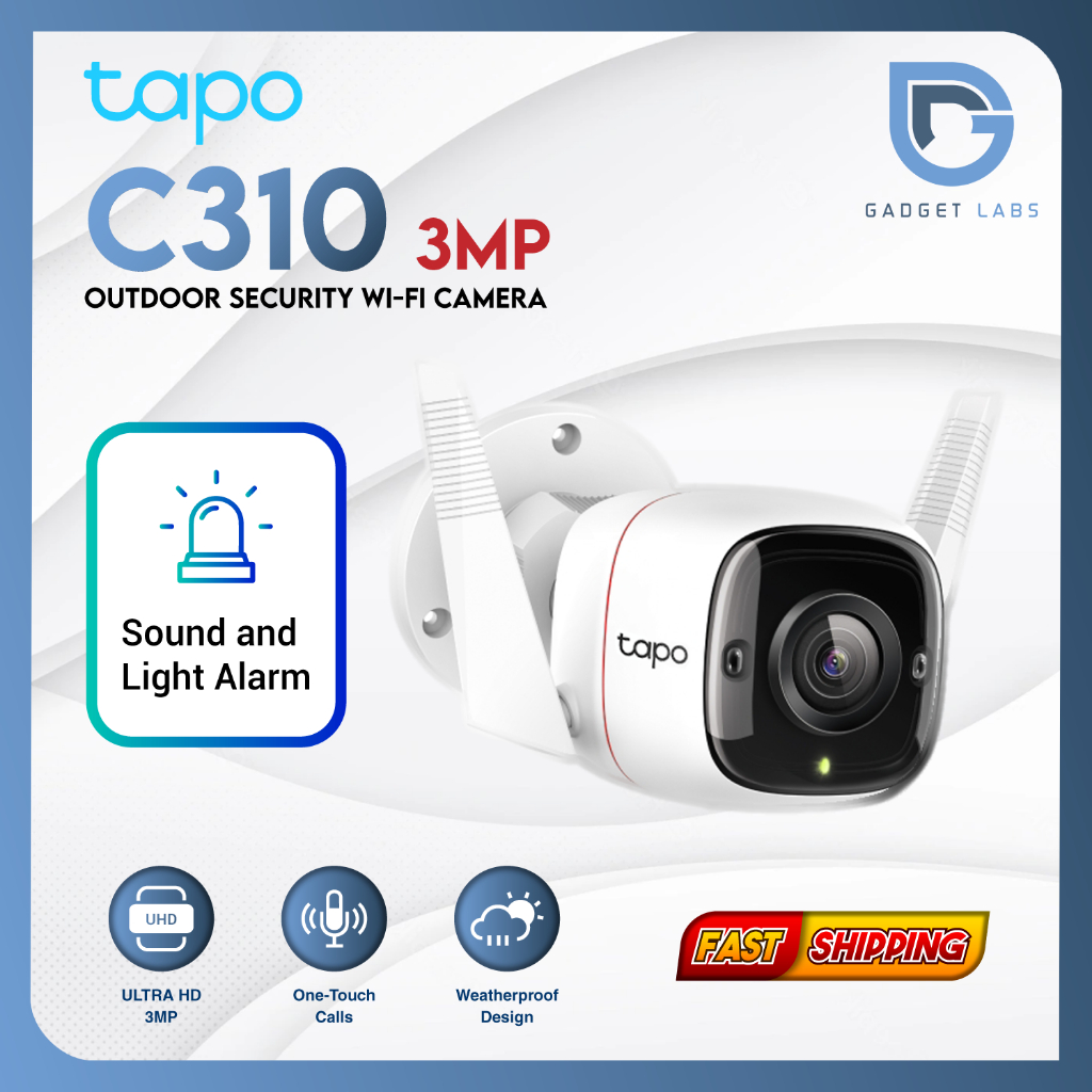 Jual TP-Link TAPO C310 CCTV Outdoor 3MP Smart IP Camera Ultra HD WiFi 2 Way Audio - TAPO C310 ...