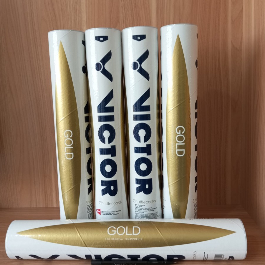 Jual Shuttlecock Victor Gold Speed 76 100% original | Shopee Indonesia