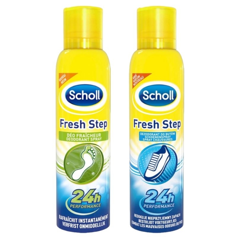 Jual Scholl Fresh Step Deodorant Spray Sepatu/Kaki anti bau import ...