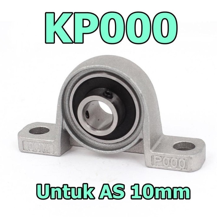 Jual Pillow Block KP000 Diameter 10mm bore 10 mm Bracket bearing insert ...