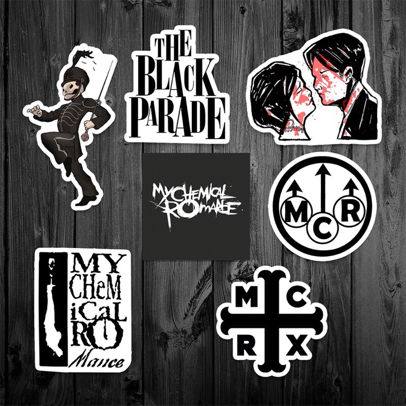 Jual sticker mcr my chemical romance band stiker STIKER AESTHETIC ...