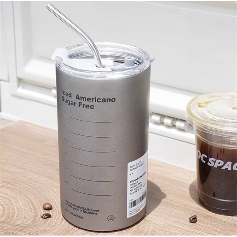 Jual Tumblr Coffee Tea Estetik Stainless Steel 304 / Botol Minum Kopi ...