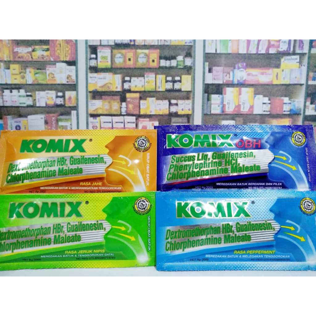 Jual Komix All Varian 1 Sachet 7ml - Obat Batuk | Shopee Indonesia