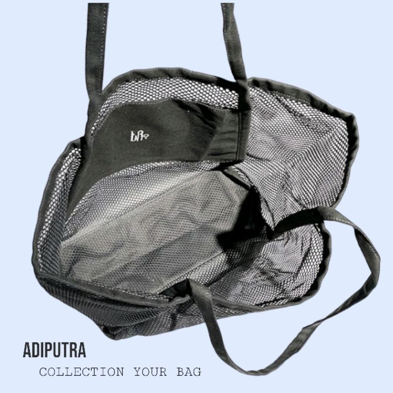 Jual Tas Belanjaan- Tas Wadah Sayuran - Jaring Tebal Transparan ...