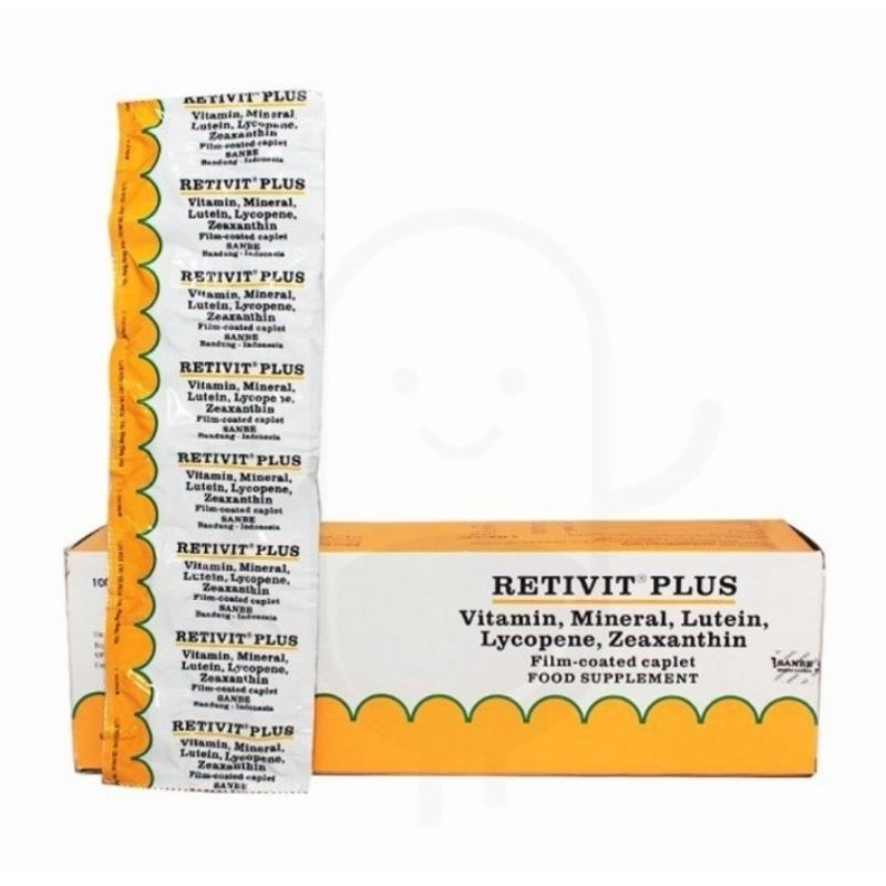 Jual Retivit Plus Strip 10 Kaplet Multivitamin & Minerals | Shopee ...