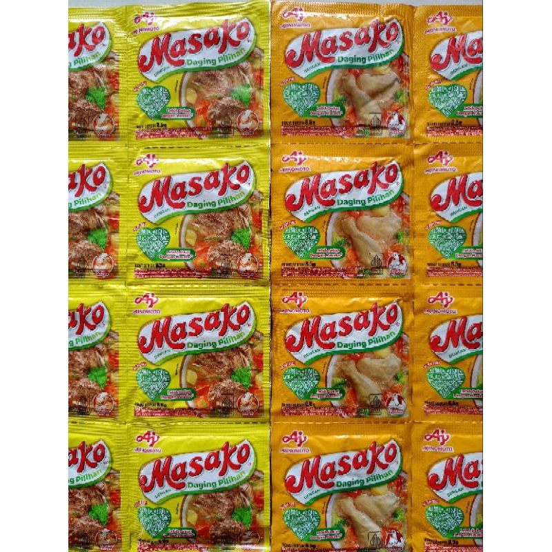 Jual masako sapi / ayam renceng (12 sachet) | Shopee Indonesia