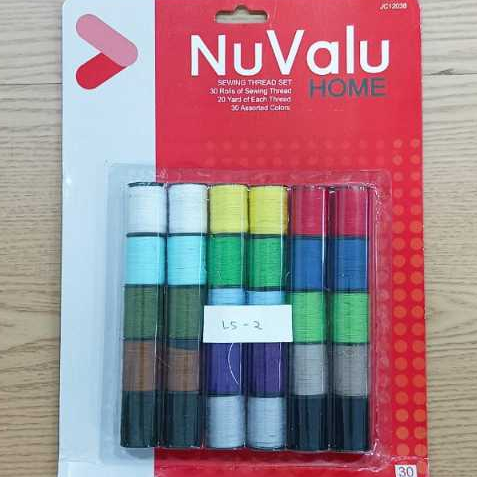 Jual Benang Jahit Set 30 ROLL Ekonomis Termurah / Benang Jahit Katun ...