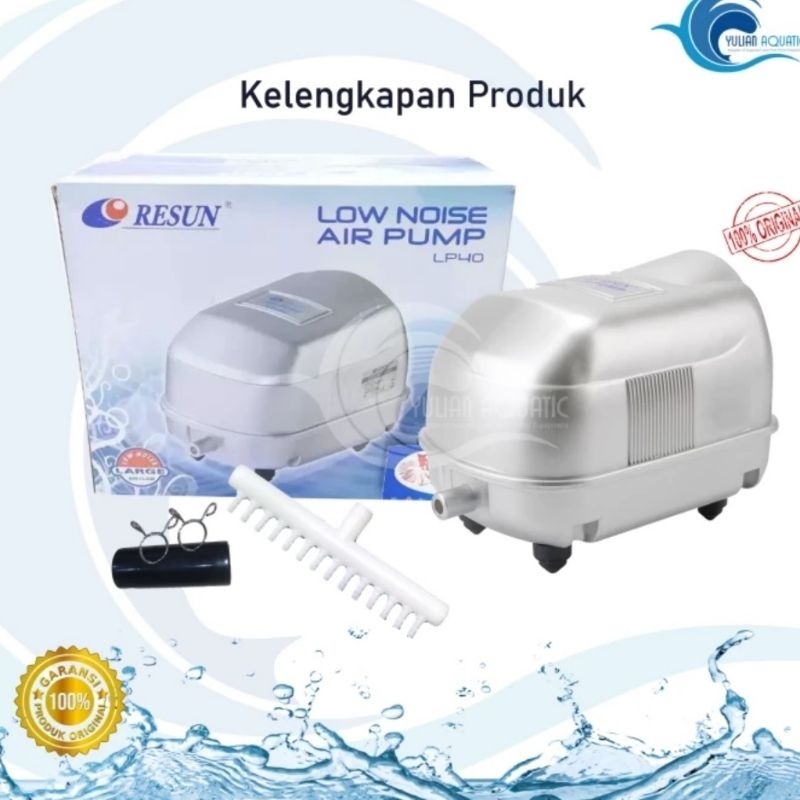 Jual Pompa Udara Aerator Resun LP 40 Air Pump Aquarium Kolam Ikan ...