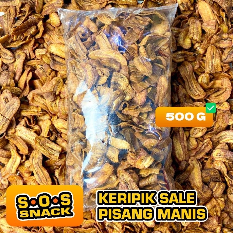 Jual Keripik Sale Pisang Manis Kemasan 500Gr | Shopee Indonesia