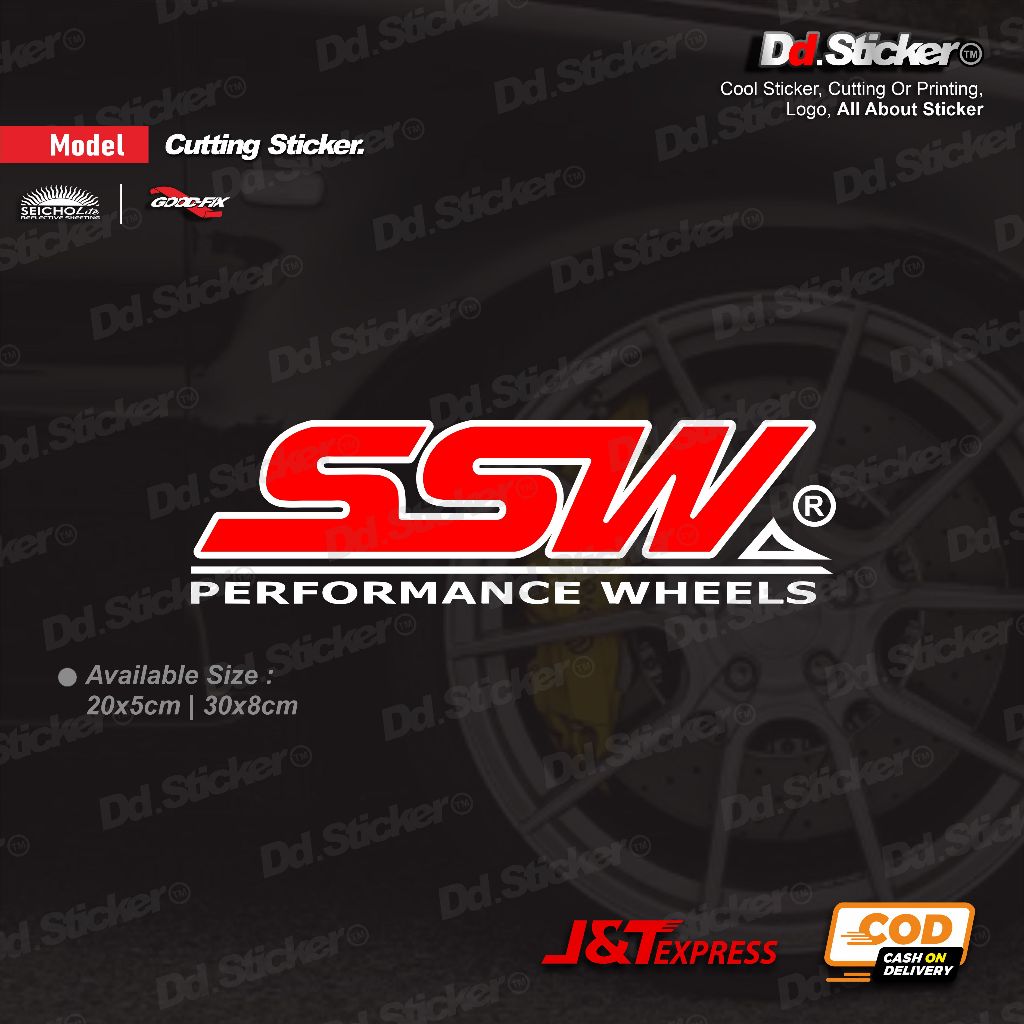 Jual sticker SSW RACING WHEELS | Shopee Indonesia