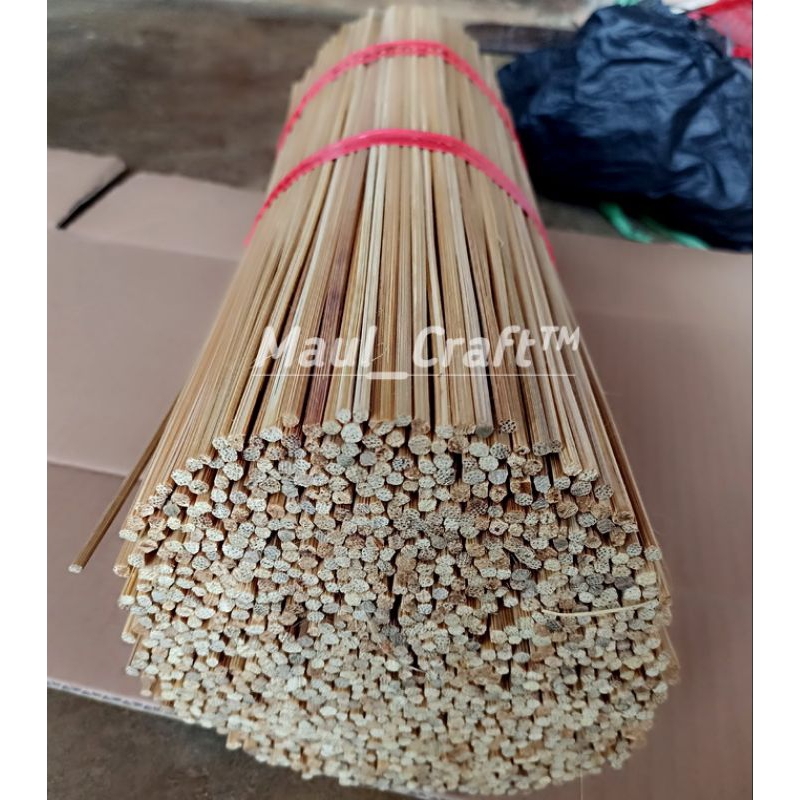 Jual Tusuk Lidi Bambu Petung per 40cm 1 ikat isi 500 tusuk / Lidi Bambu ...