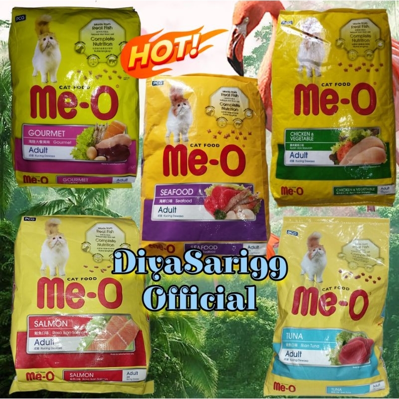 Jual Me-O Adult 7 Kg Tuna, Salmon, Chicken, Gourmet, Beef, Seafood Cat ...