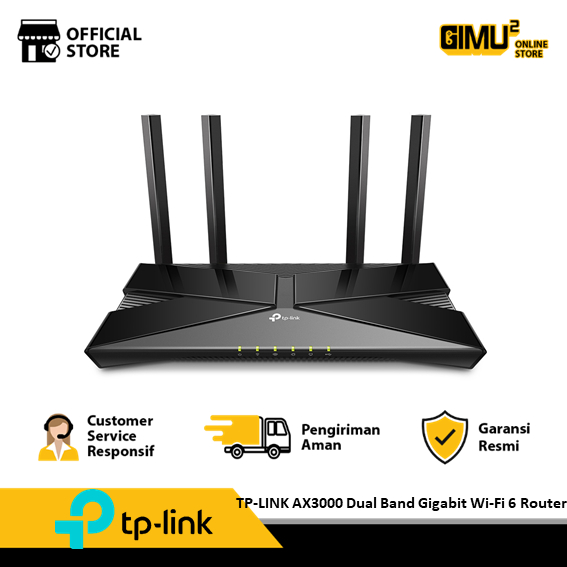 Jual TP-LINK Archer AX50 AX3000 Dual Band Gigabit Wi-Fi 6 Router ...
