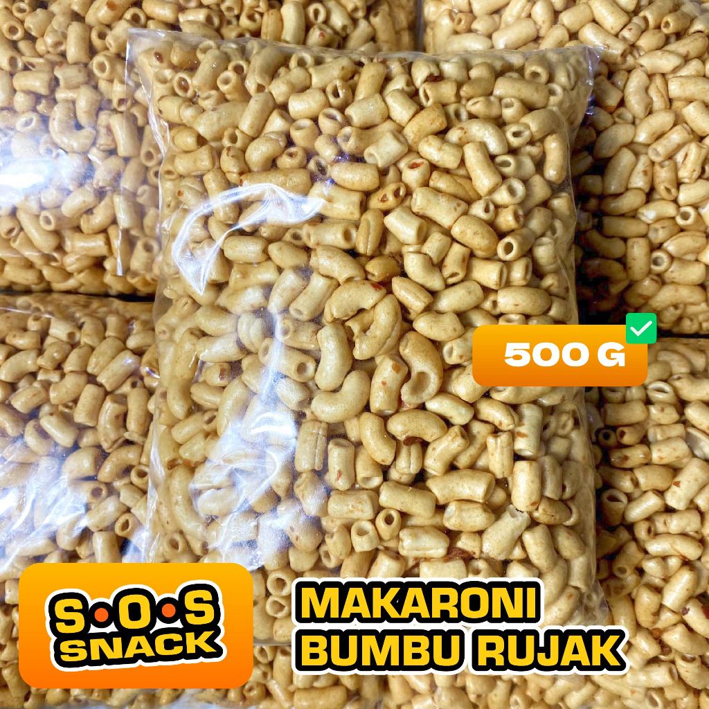 Jual Makaroni SOS - 500Gr Makaroni Rujak Pedas Manis Gurih Termurah ...
