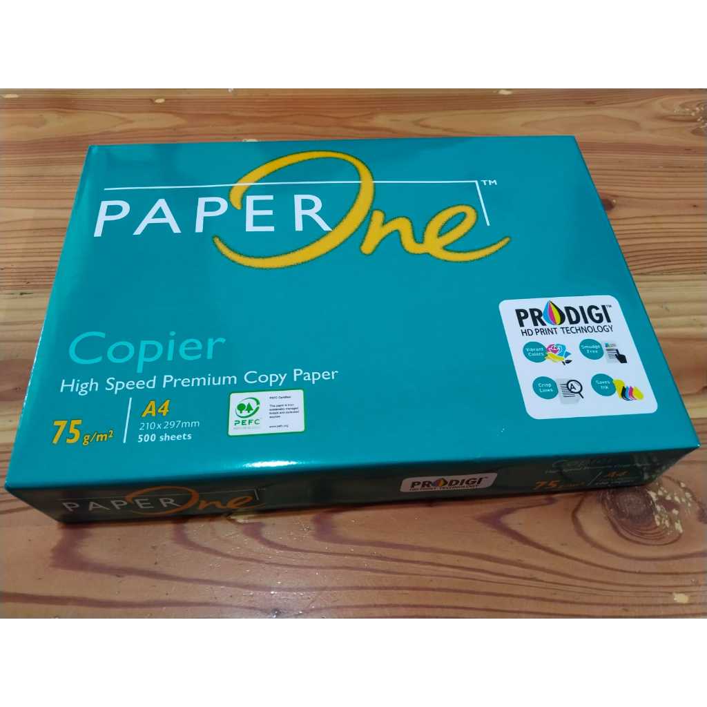 Jual kertas hvs 75 gsm A4 paper one-1 rim | Shopee Indonesia