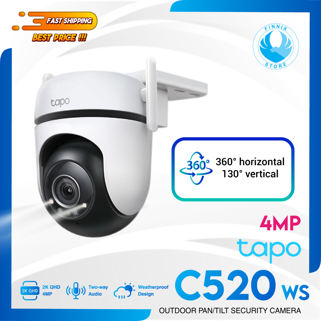 Jual TP-Link Tapo C520WS CCTV Outdoor 2K QHD Pan Tilt Smart IP Camera WiFi 2 Way Audio | Shopee ...