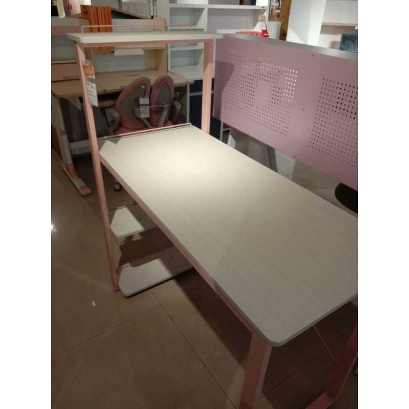 Jual STUDY DESK & STUDY CHAIR PINK INFORMA / MEJA BELAJAR / MEJA TULIS ...
