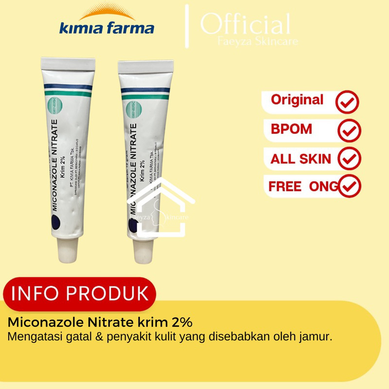 Jual MICONAZOLE salep 2% | KETOCENAZOLE salep 2% | Krim untuk ...
