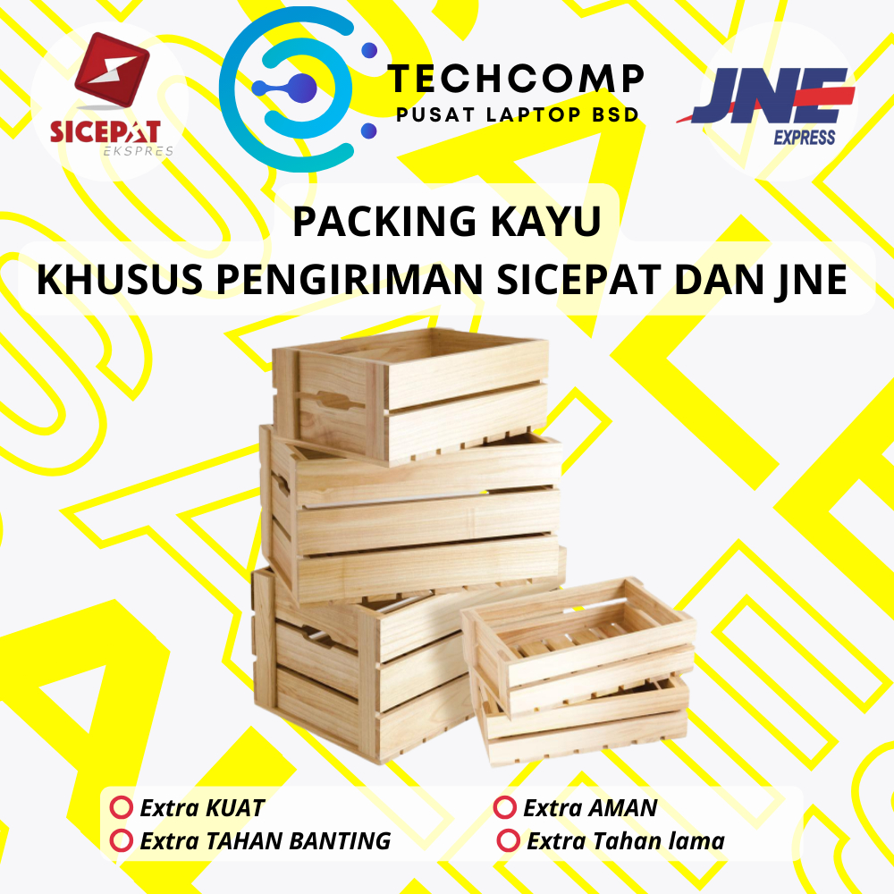 Jual PACKING KAYU JNE DAN SICEPAT UNTUK PEMBELIAN LAPTOP | Shopee Indonesia