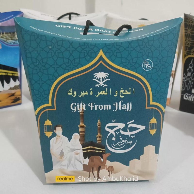 Jual Kotak Box Tas Kosong Kado Gift Totebag Oleh2 Haji dan Umroh ...